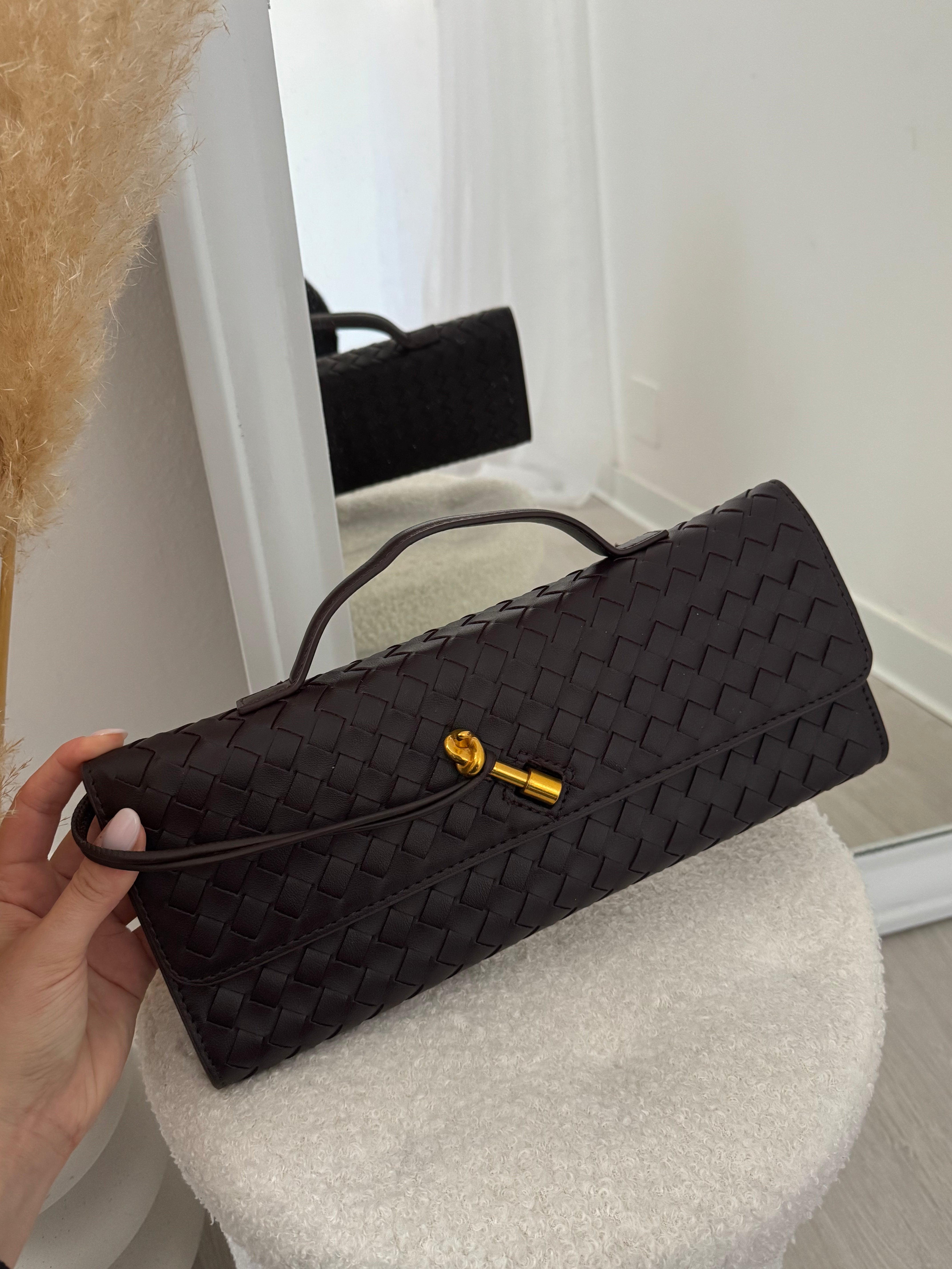 Romantica dark brown bag – Moonamì